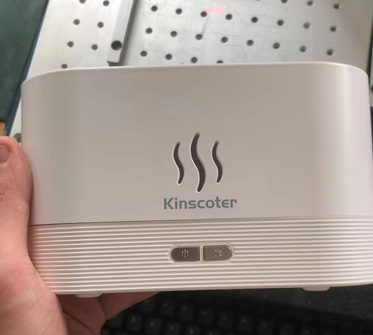 Drop shipping custom LOGO flame humidifier essential oil aroma diffuser